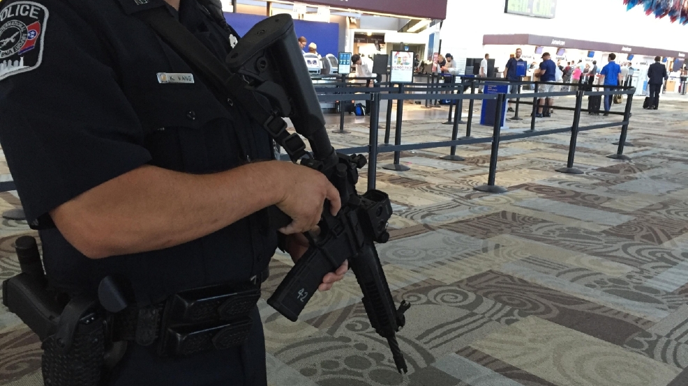 Nashville International Airport police step up security, armed with M-6 ...