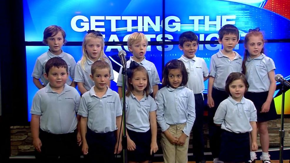 Sullins Academy students sing on News 5 at Noon | WCYB