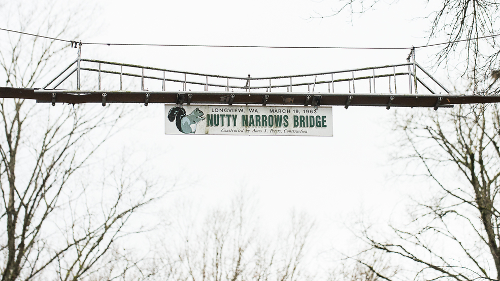 The 'World's Narrowest Bridge' was made for the squirrels in Longview ...