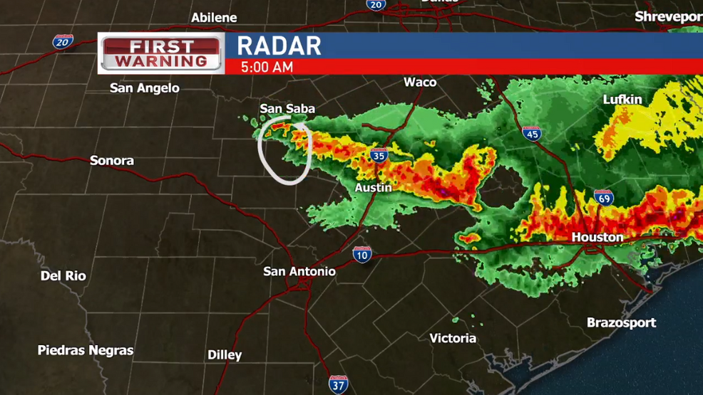 Severe storms expected in areas east of San Antonio on Wednesday ...